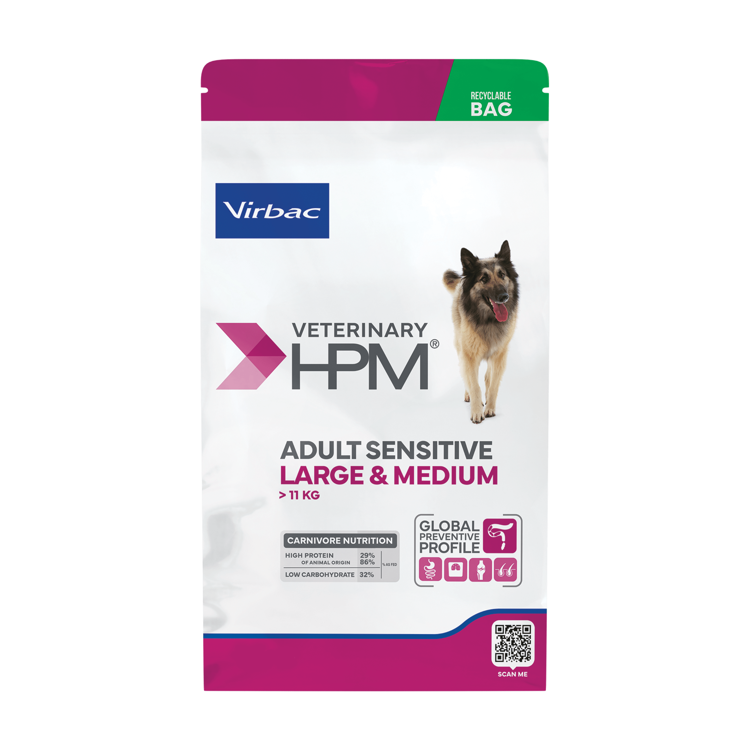 Adult Sensitive Large & Medium Dog - Crocchette per cani adulti con ...